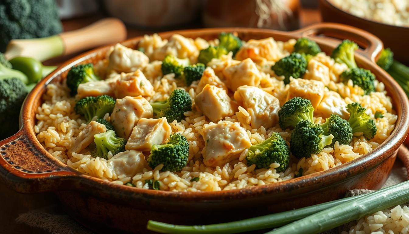 Chicken Broccoli Rice Casserole - Quick & Easy Recipe